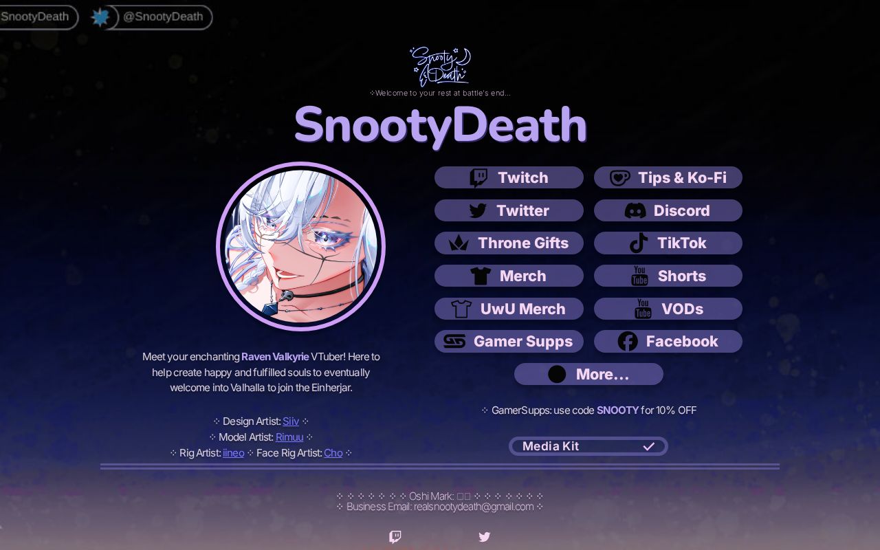 ⁘SnootyDeath⁘
